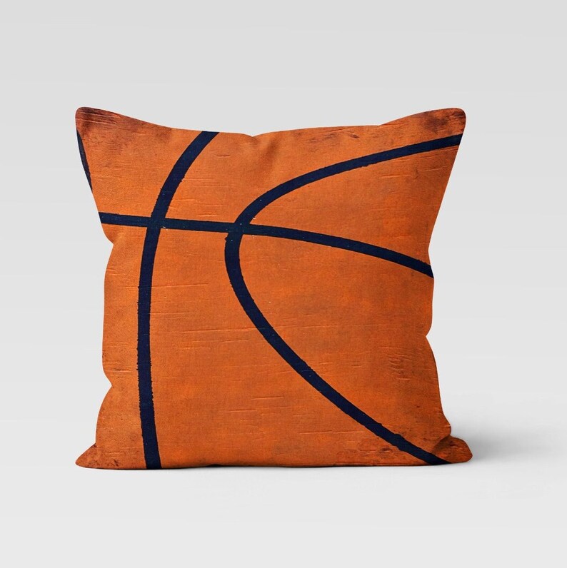 Sports Design Pillow Cover Basketball Cushion Case Soccer - Etsy