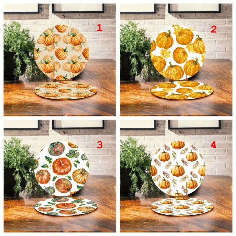 Pumpkin Placemat - Etsy