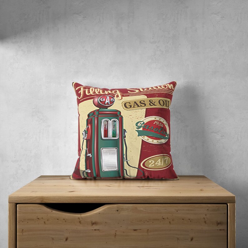 Retro Car Cushion Case Retro Car Pillow Case Classic Cars - Etsy