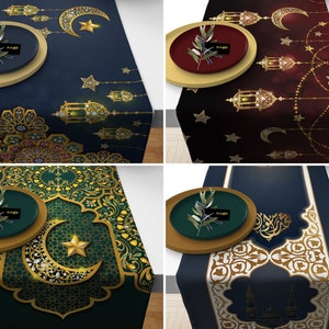 Ramadan Table Runner, Ramadan Decoration Runner, Islamic Table Runner ...