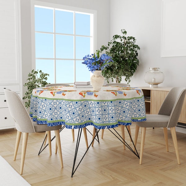 Round Tile Top Dining Table - Etsy