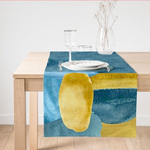 Yale & Corn Color Style Table Runner Prussian Design Table - Etsy