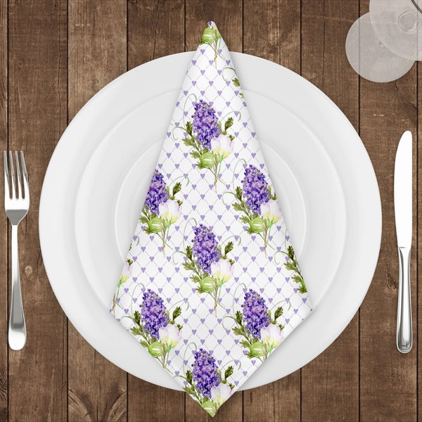 Lilac Napkins - Etsy