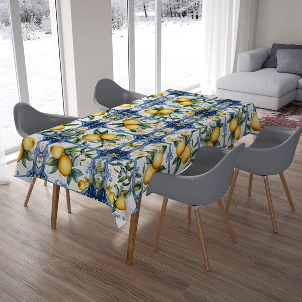 Italian Lemon Tablecloth - Etsy