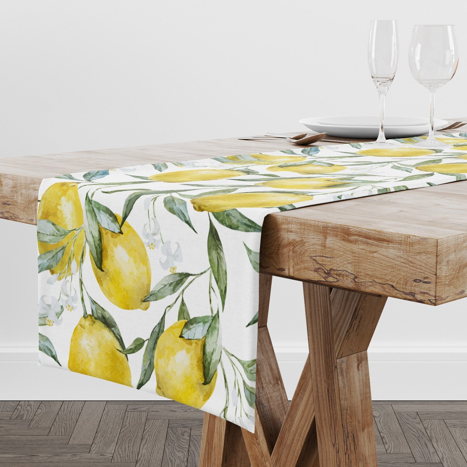 Lemon Placemat Set Lemon Table Mat Lemon Kitchen - Etsy