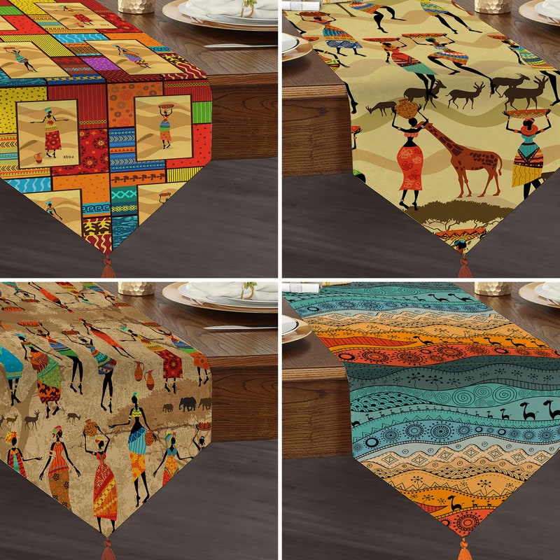 African Table Runner - Etsy