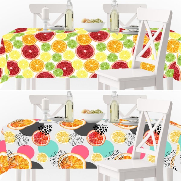 Orange Tablecloth - Etsy