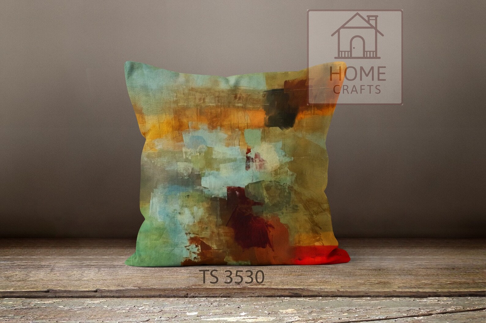 Abstract Painting Cushion Cover Colorful Home Decor - Etsy
