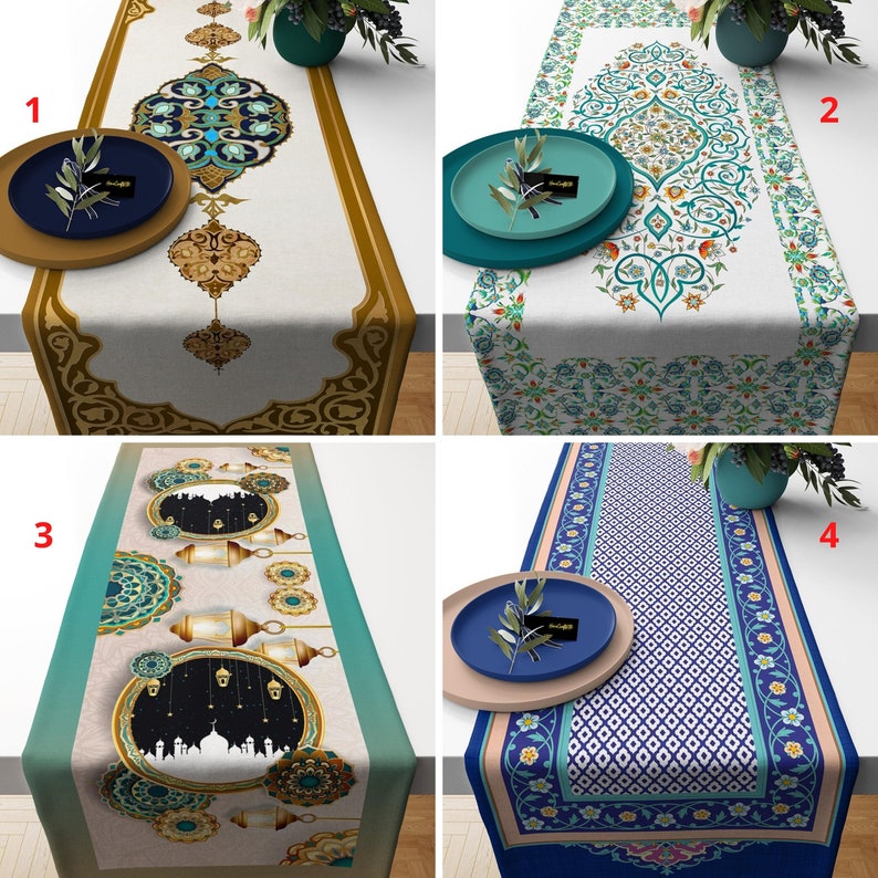 Ramadan Table Runner Ramadan Decoration Runner Islamic Table - Etsy
