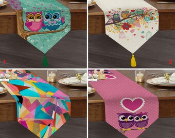Owl Table Runner | Etsy