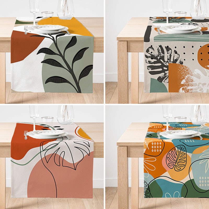 Table Runner Modern - Etsy