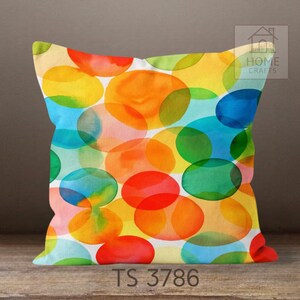 Vibrant Bright Colorful Pillow Case, Magical Floral Pillow Sham ...
