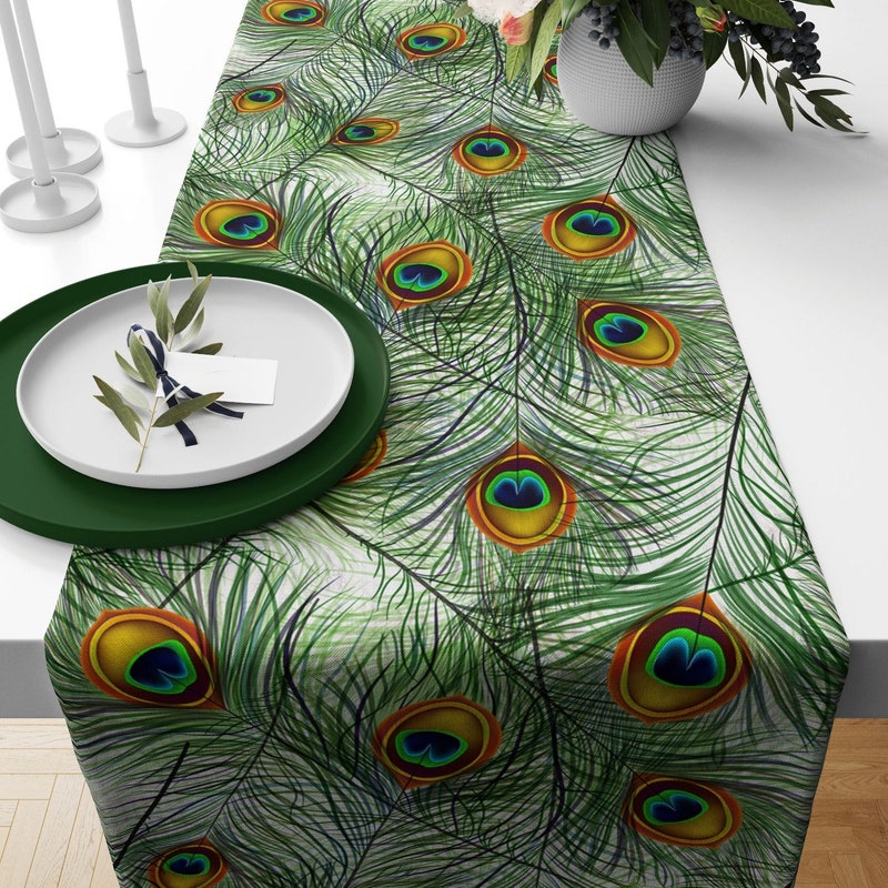 Peacock Table Decorations - Etsy