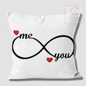 Infinity Symbol Print Cushion Covers, Bcycle Decorative Pillow Case ...
