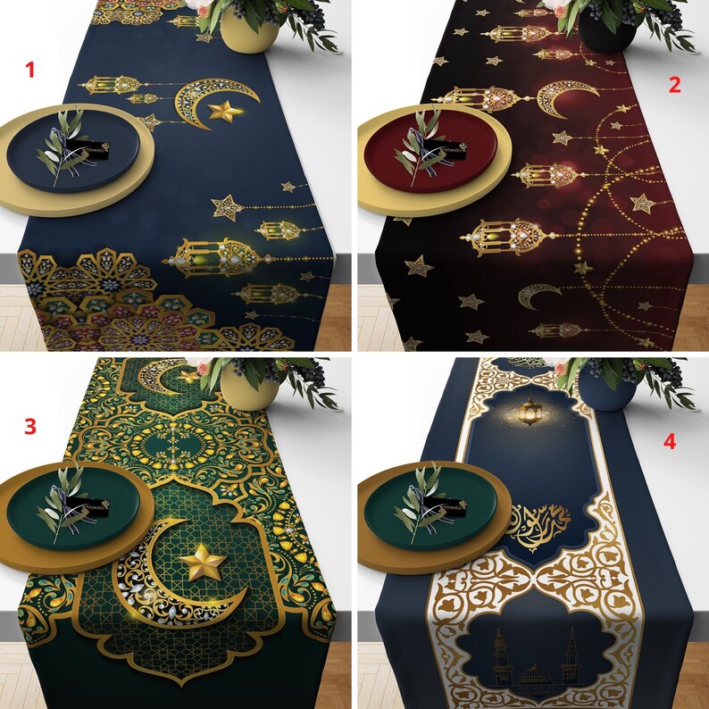 Ramadan Table Runner Ramadan Decoration Runner Islamic Table - Etsy