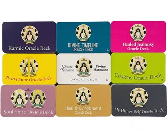 Soul-mate, Twin Flame and Karmic Oracle Decks Relationship Bundle. 3 ...