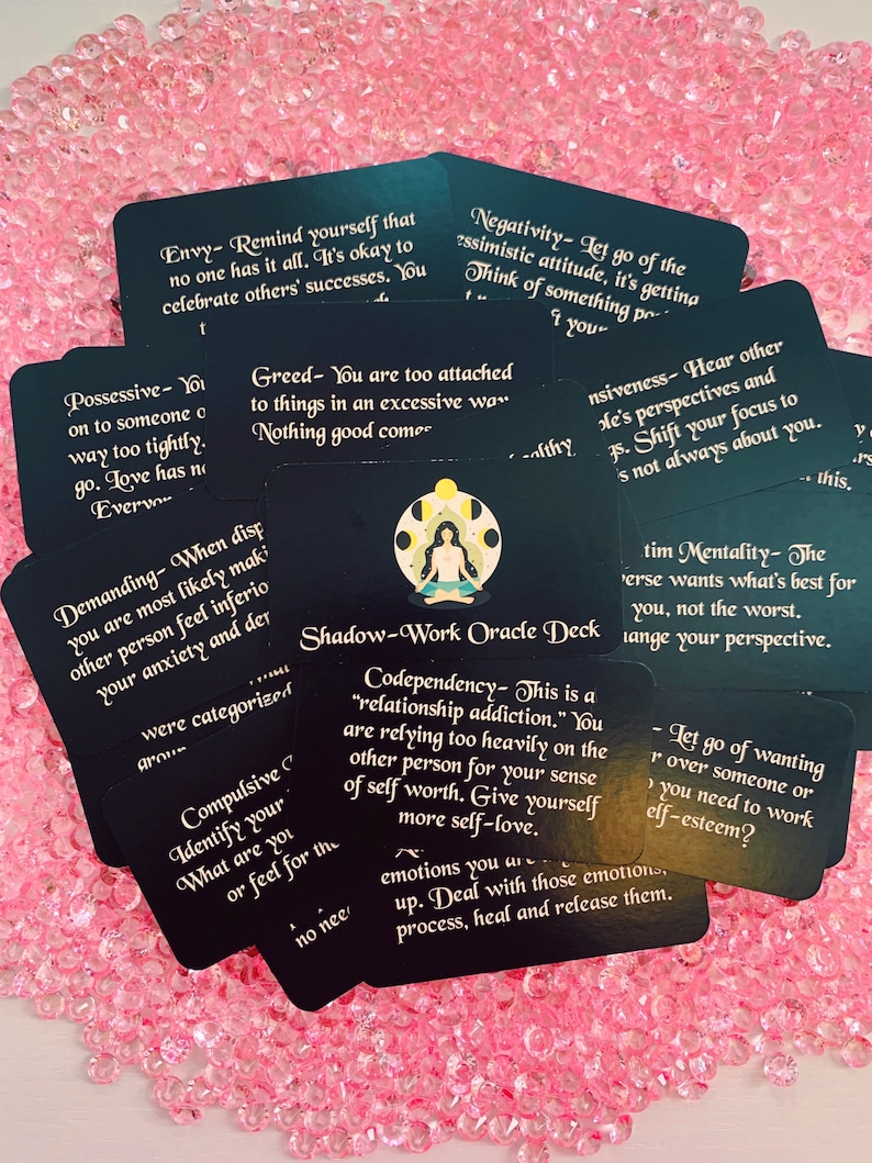 Shadow-work Oracle Deck Bestseller travel Size. - Etsy