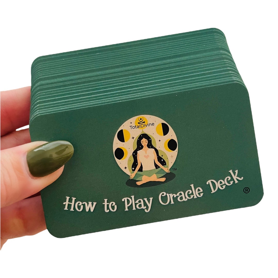 How to Play Oracle Deck (travel Size) - Etsy