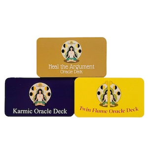 Heal the Argument, Karmic & Twin Flame Oracle Decks (3 Total~ Travel ...