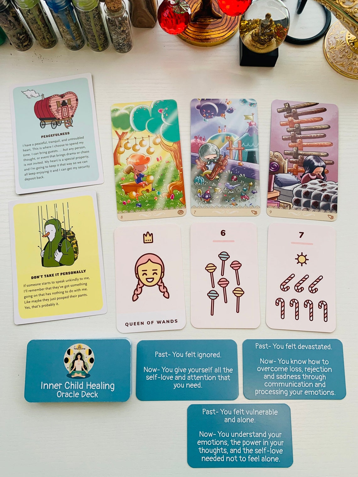 Inner Child Healing Oracle Deck Travel Size | Etsy Canada
