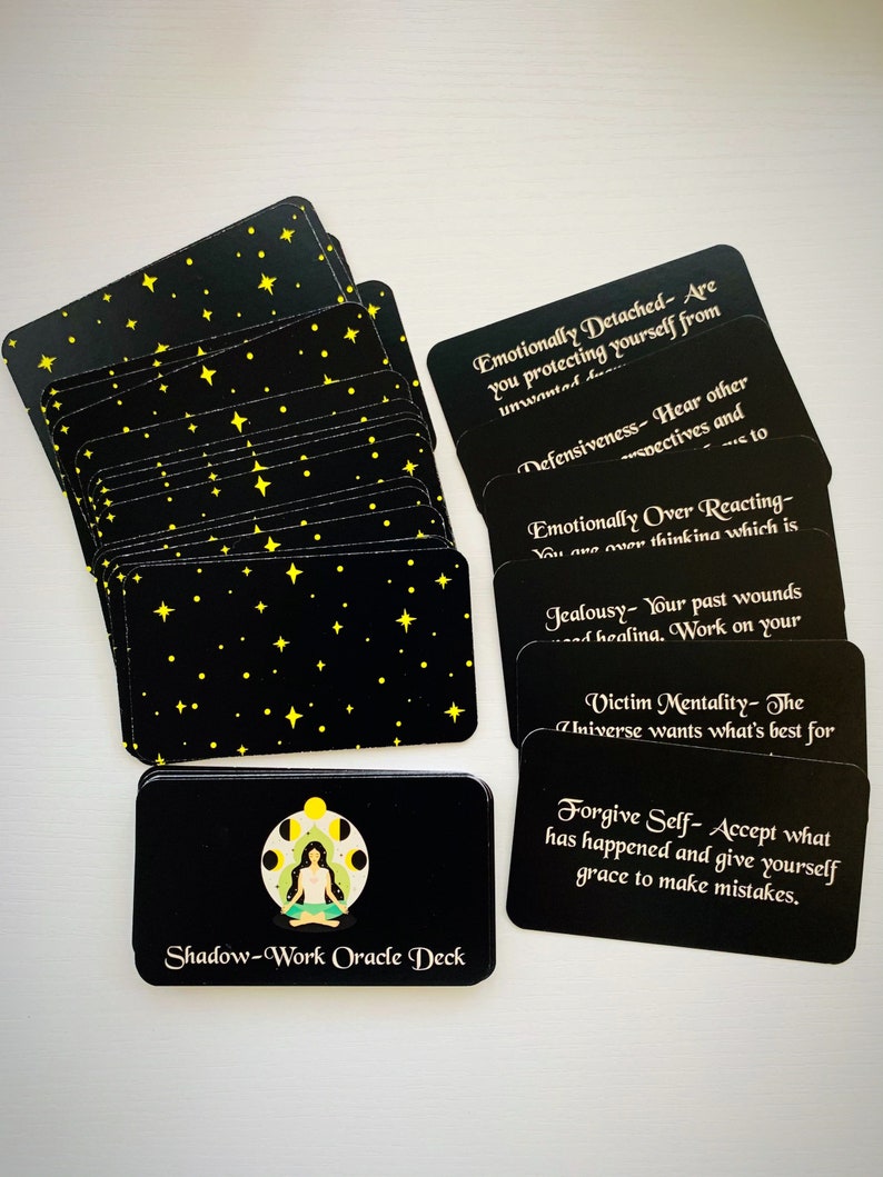 Shadow-work Oracle Deck Bestseller travel Size. - Etsy