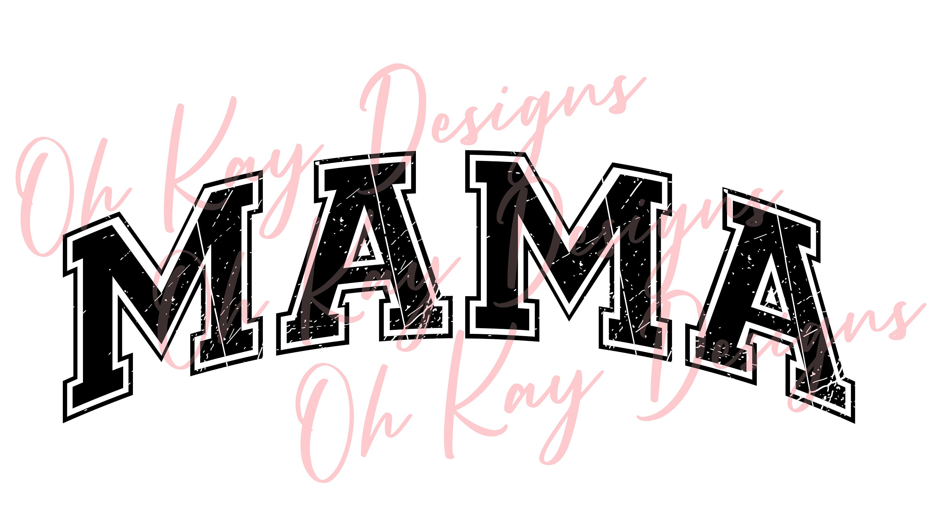 Mama Varsity Lettering INSTANT DOWNLOAD Svg Jpg Png - Etsy