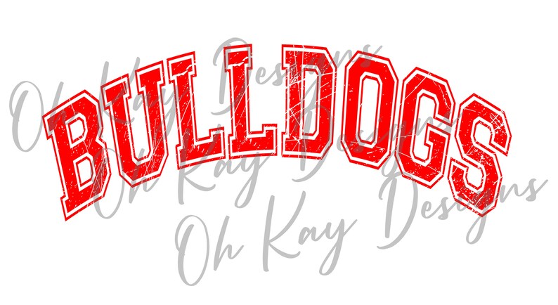 Bulldogs School Mascot Varsity Lettering INSTANT DOWNLOAD Svg Jpg Png ...