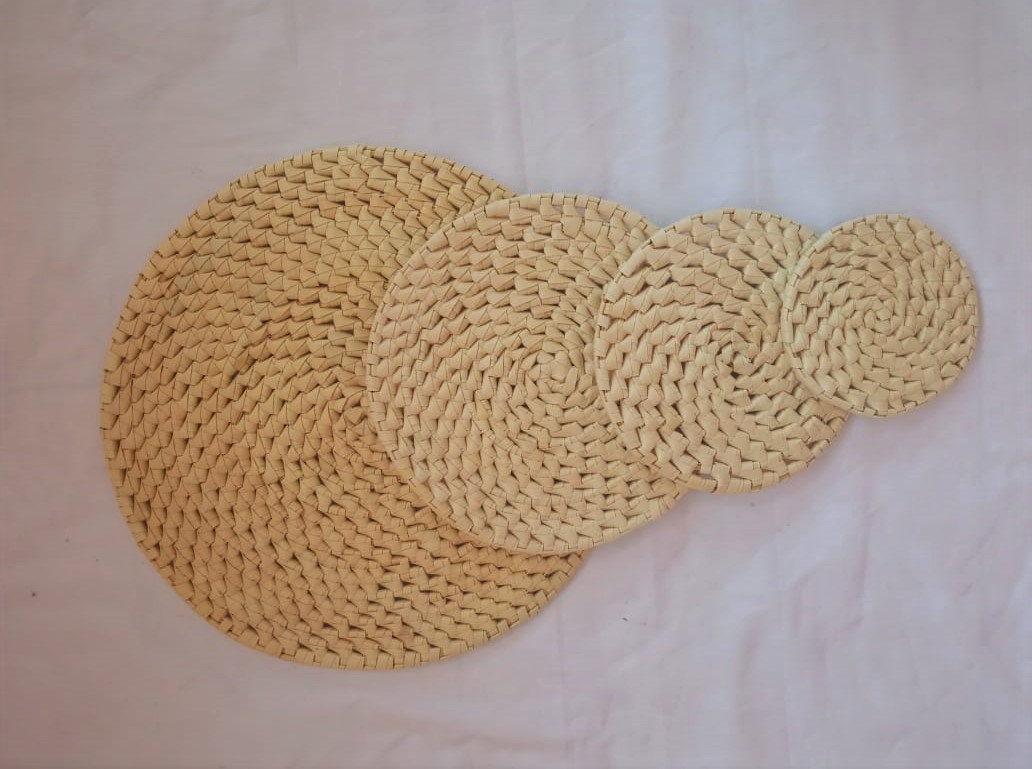 High Quality Palmyra Table Mats Coasters Heat Resistant Table - Etsy