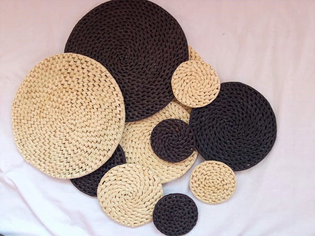 High Quality Palmyra Table Mats Coasters Heat Resistant Table - Etsy