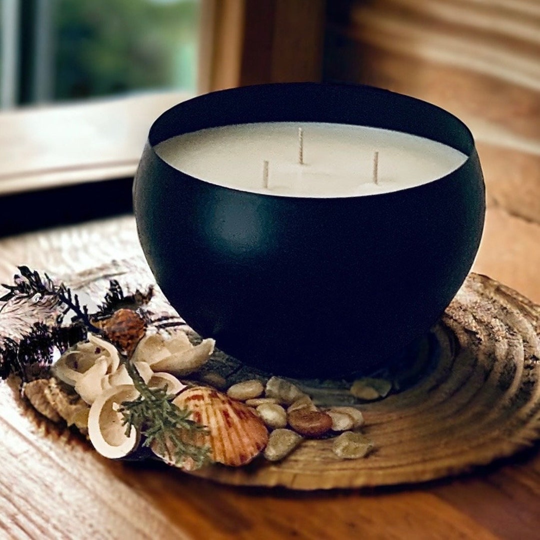 Black Matte MOD SQUAD Metal Candle | 36oz Wax Fill | Triple Wicks ...