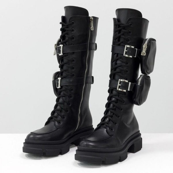 Boots With Pockets - Etsy