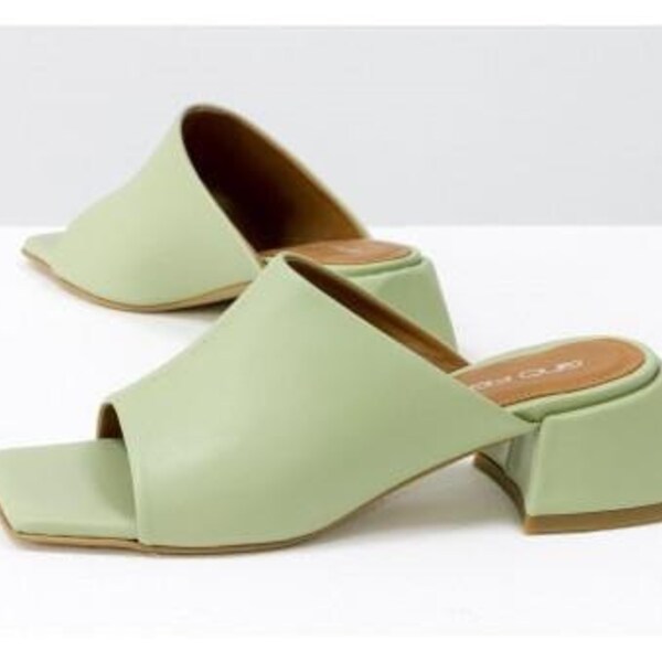 Open Toe Mules - Etsy