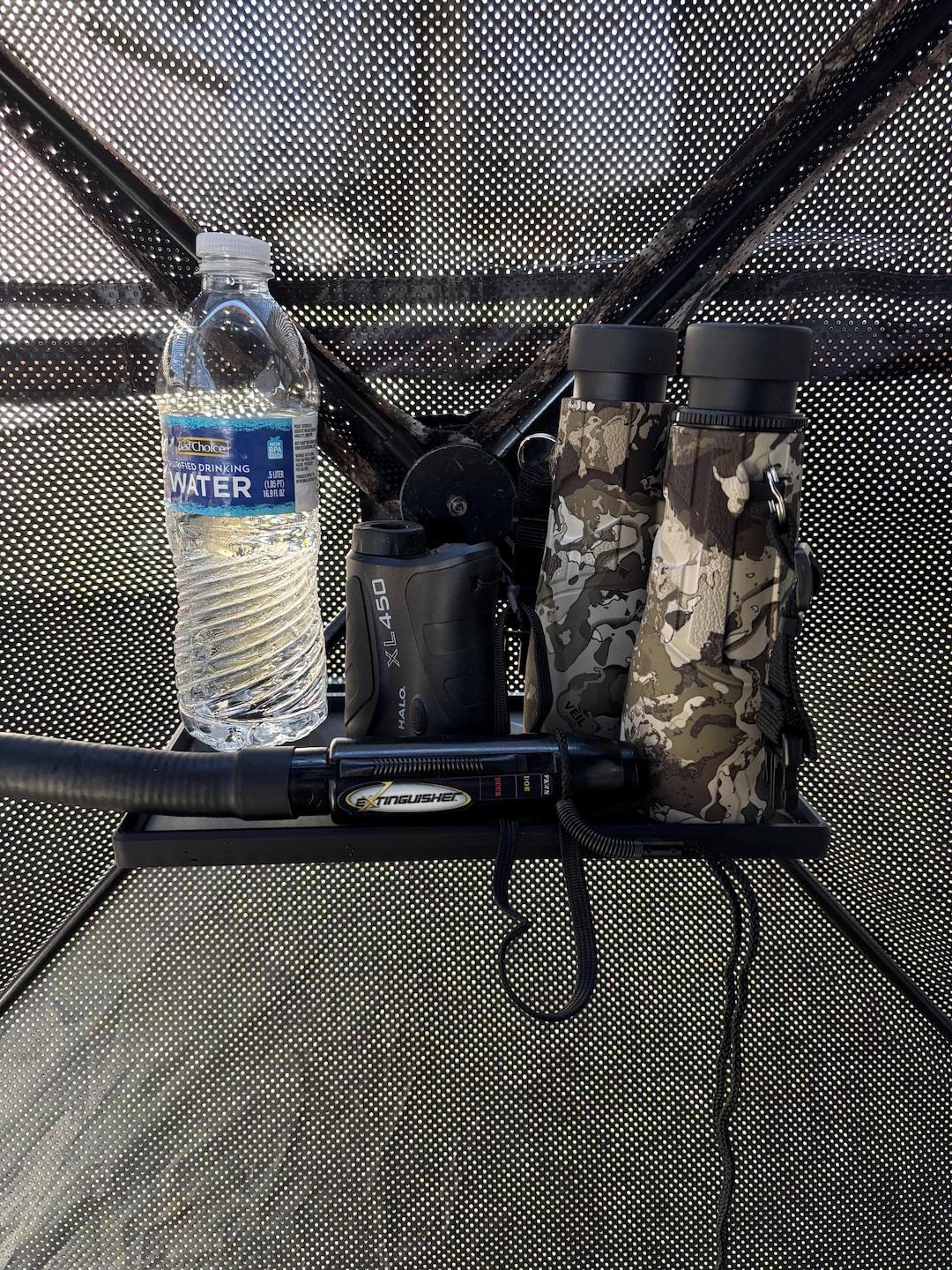 Groundblind Shelf, Durable and Lightweight Organizer for Hunting Gear ...