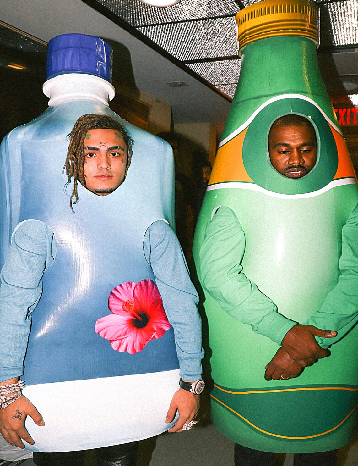 Kanye and Pump in costume | Etsy