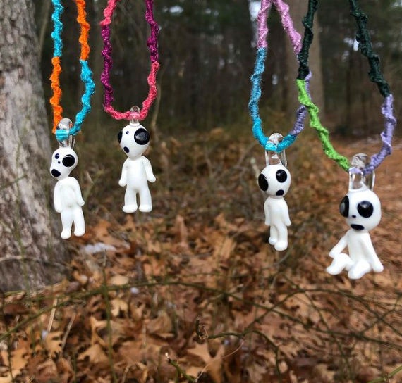 Tree Spirit Kodama Necklace - Etsy