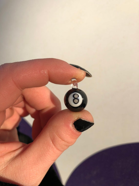 Lucky 8 Ball Pendant - Etsy
