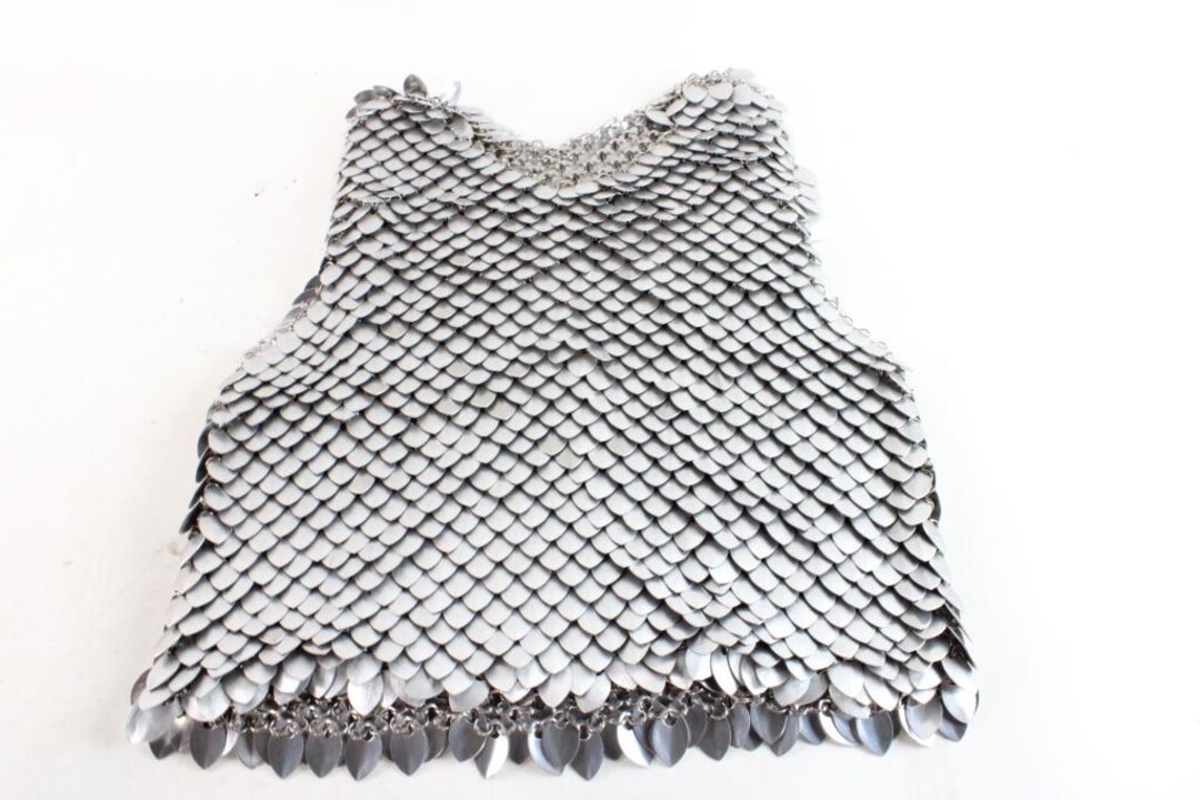 Dragon Scale Chainmail Vest Brand New Over 10LBS Size 22wide 23long - Etsy