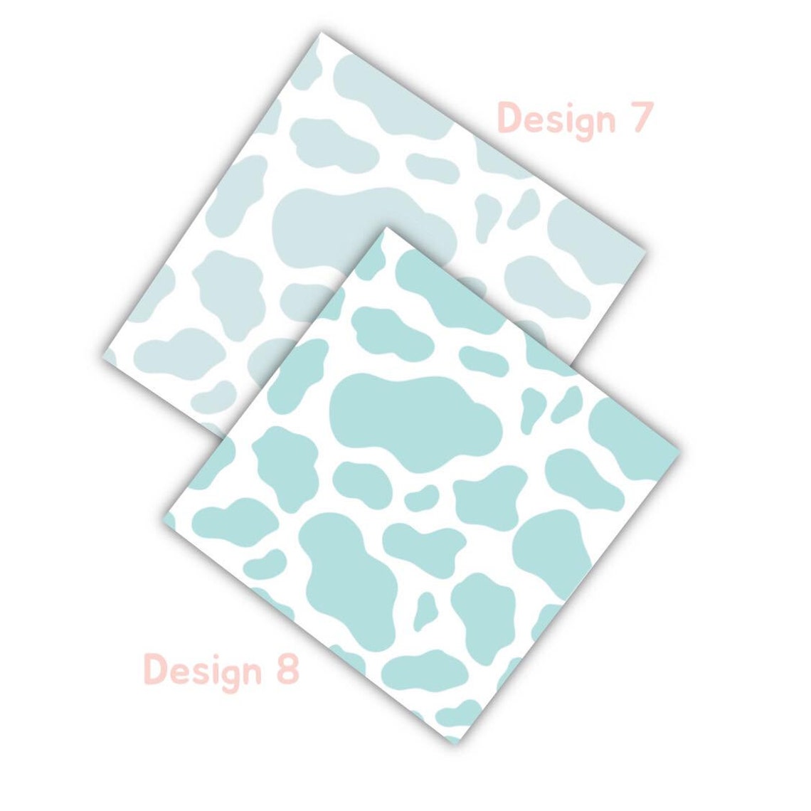 Cow Print Digital Paper Scrapbook Papers Cow Print - Etsy