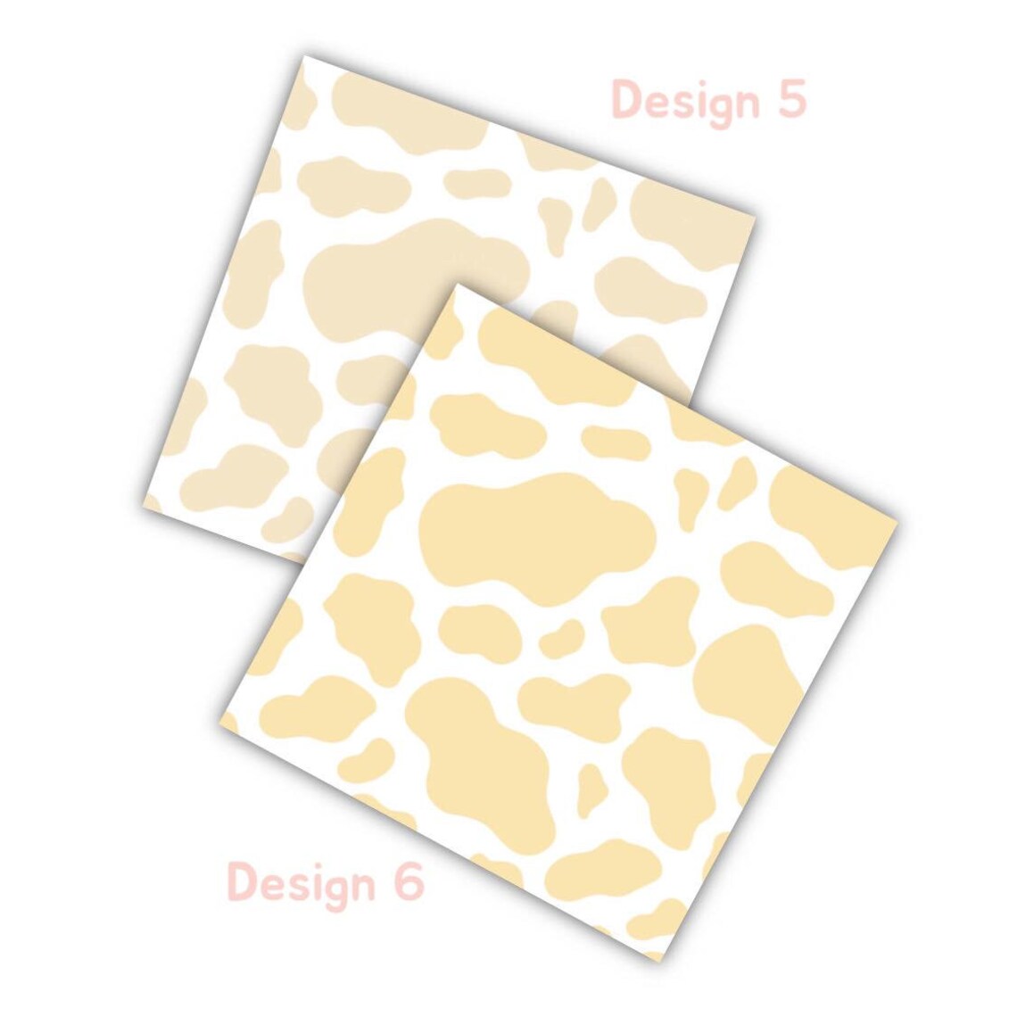 Cow Print Digital Paper Scrapbook Papers Cow Print - Etsy