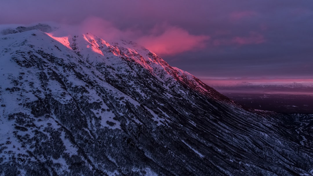 Purple Mountain Majesties Metal or Canvas Print - Etsy