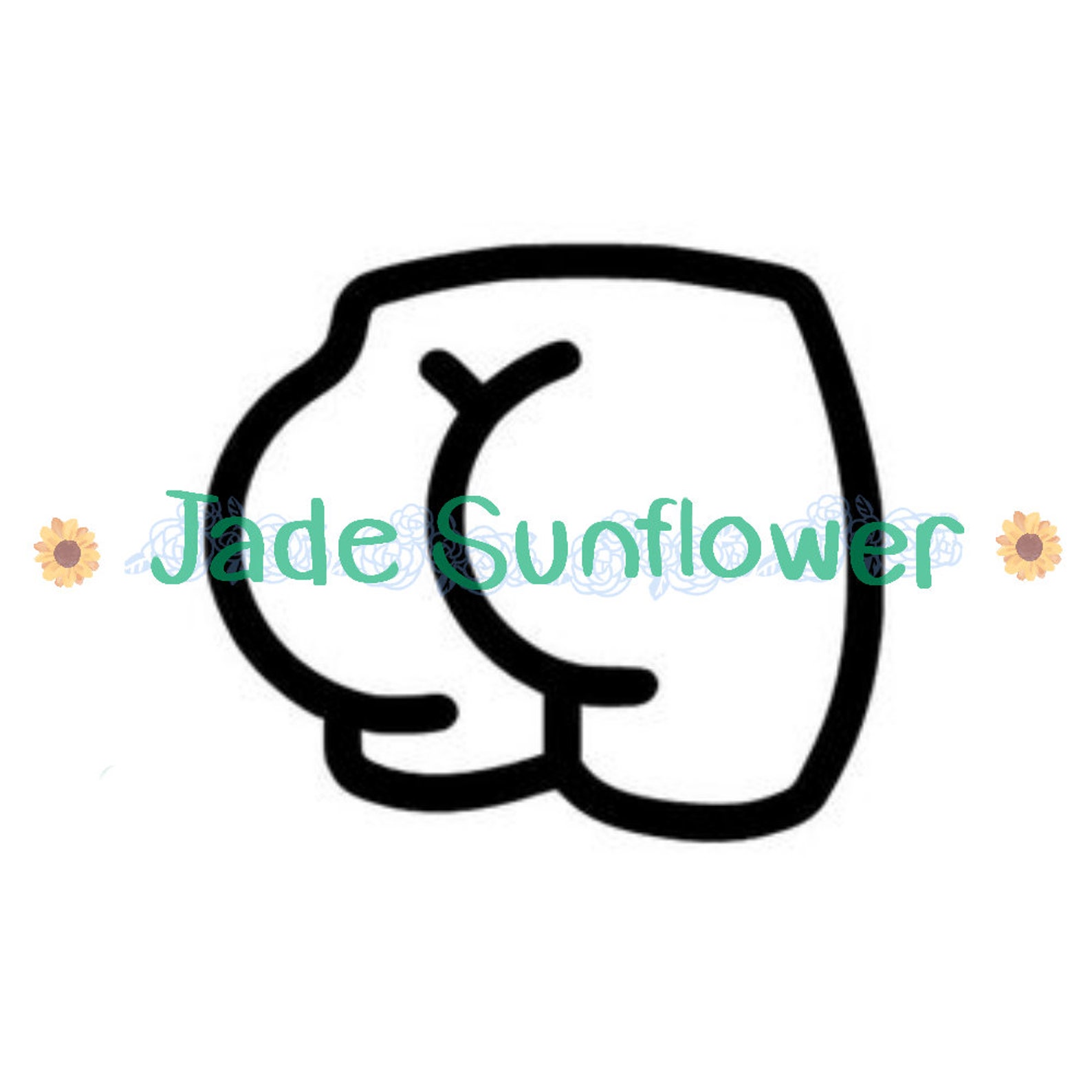 Funny Butt Decal - Etsy