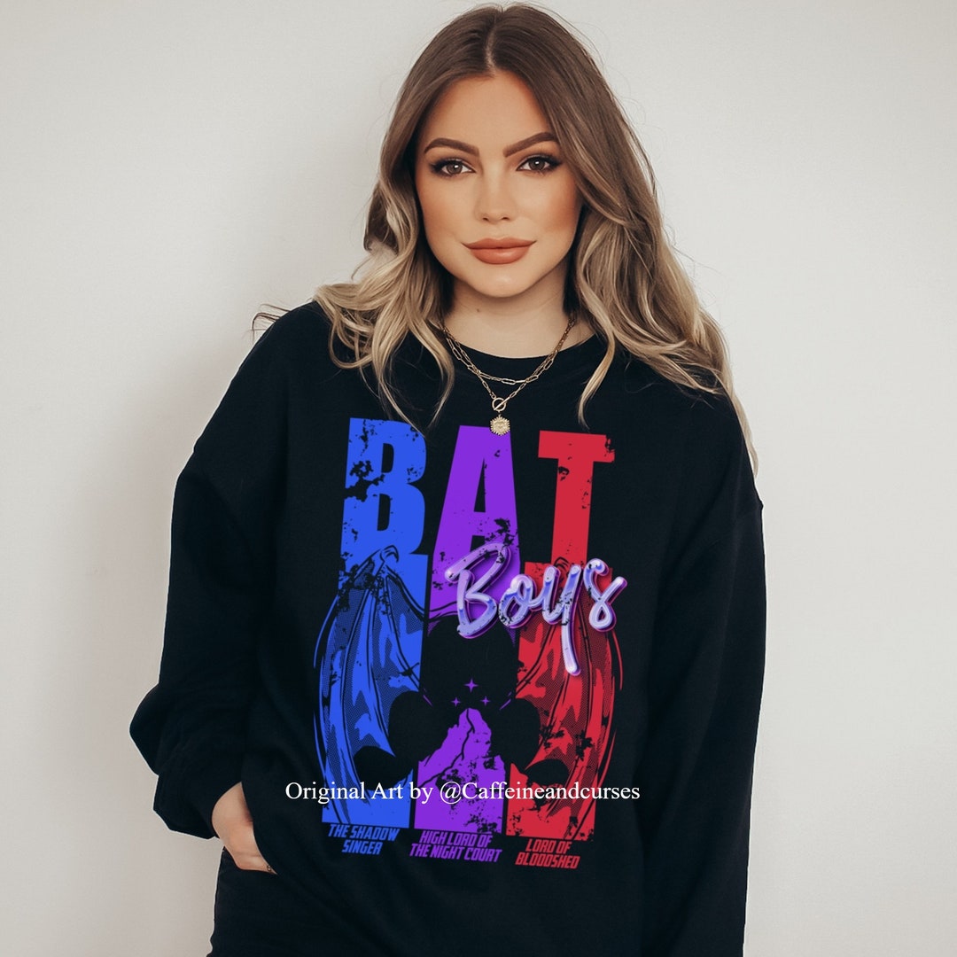 Officially Licensed Bat Boys ACOTAR Sweatshirt Sarah J Maas Merch ...