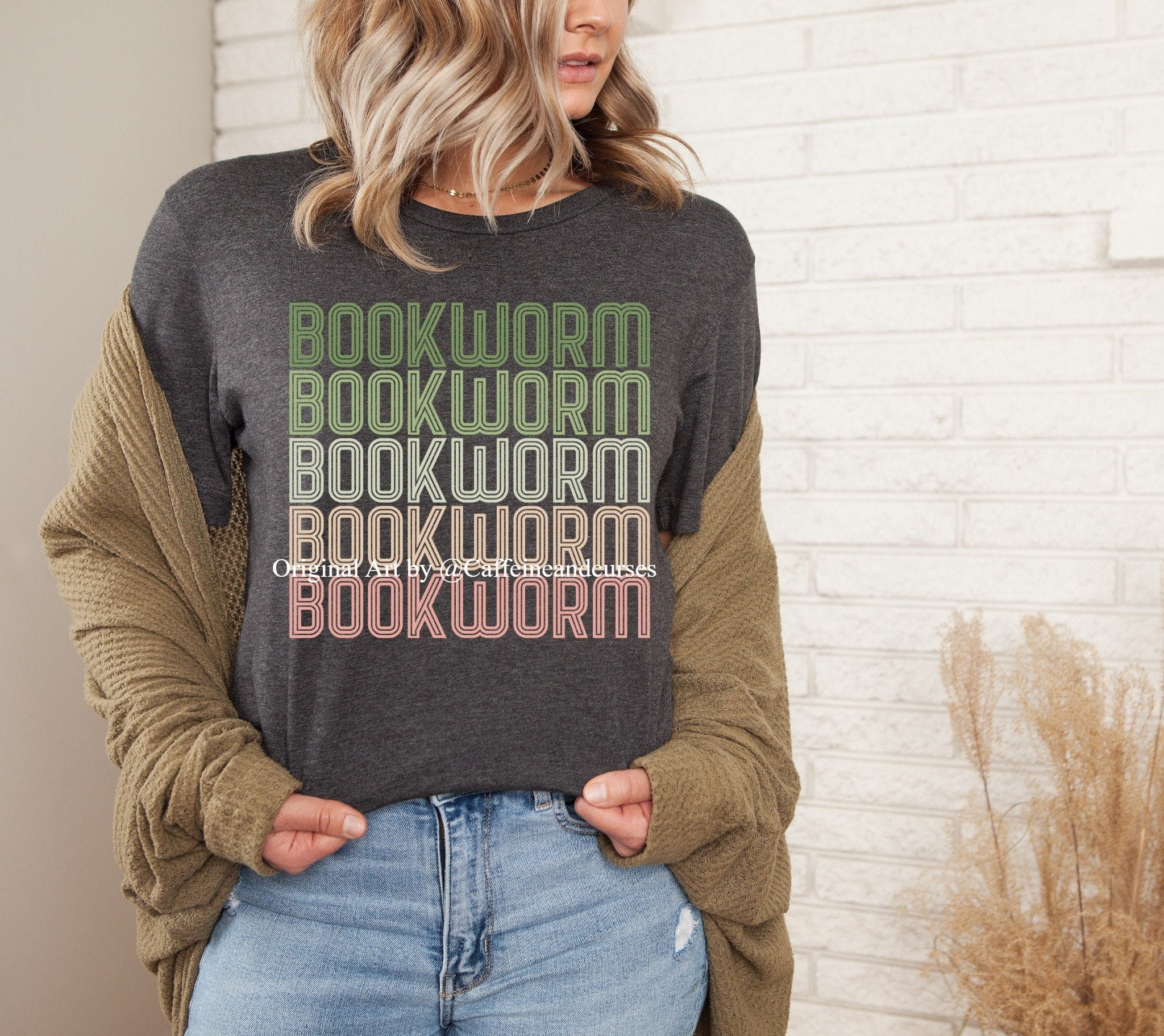Bookworm Shirt Libarian Shirt Booklover Gift Literature Gifts Love ...