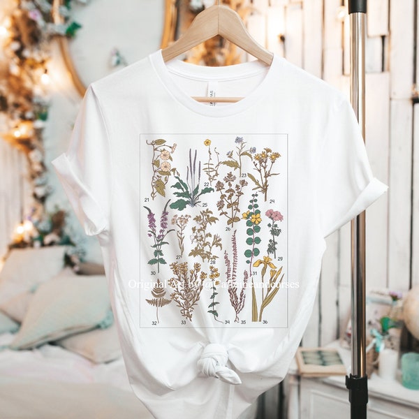 Botanical Shirt - Etsy