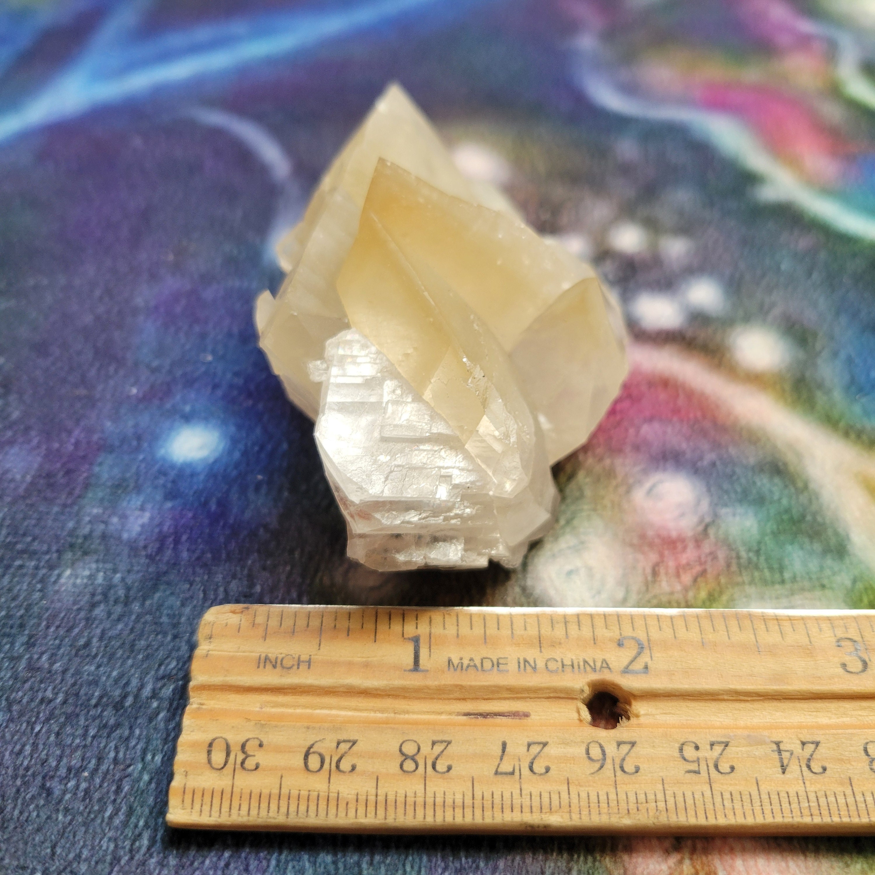 Mariposa Butterfly Calcite Crystal Specimen With Phantoms From Santa ...