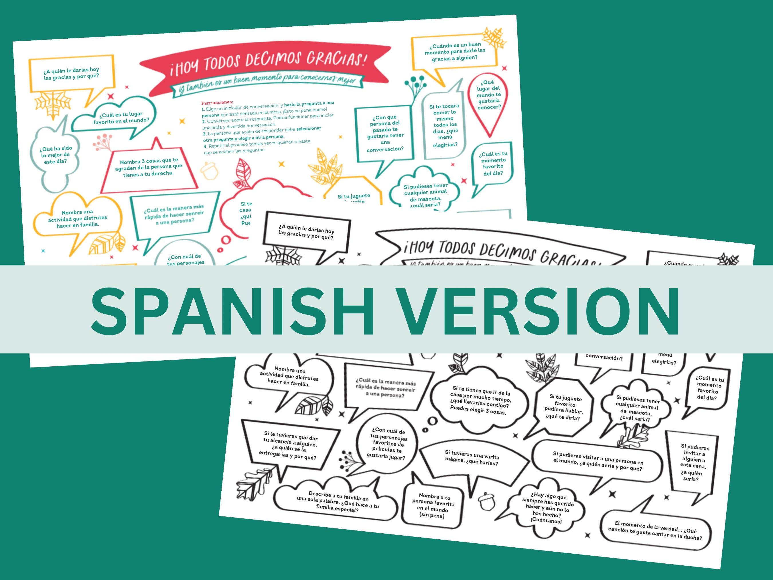 Printable Thanksgiving Placemat for Kids | Activity Coloring PDF ...