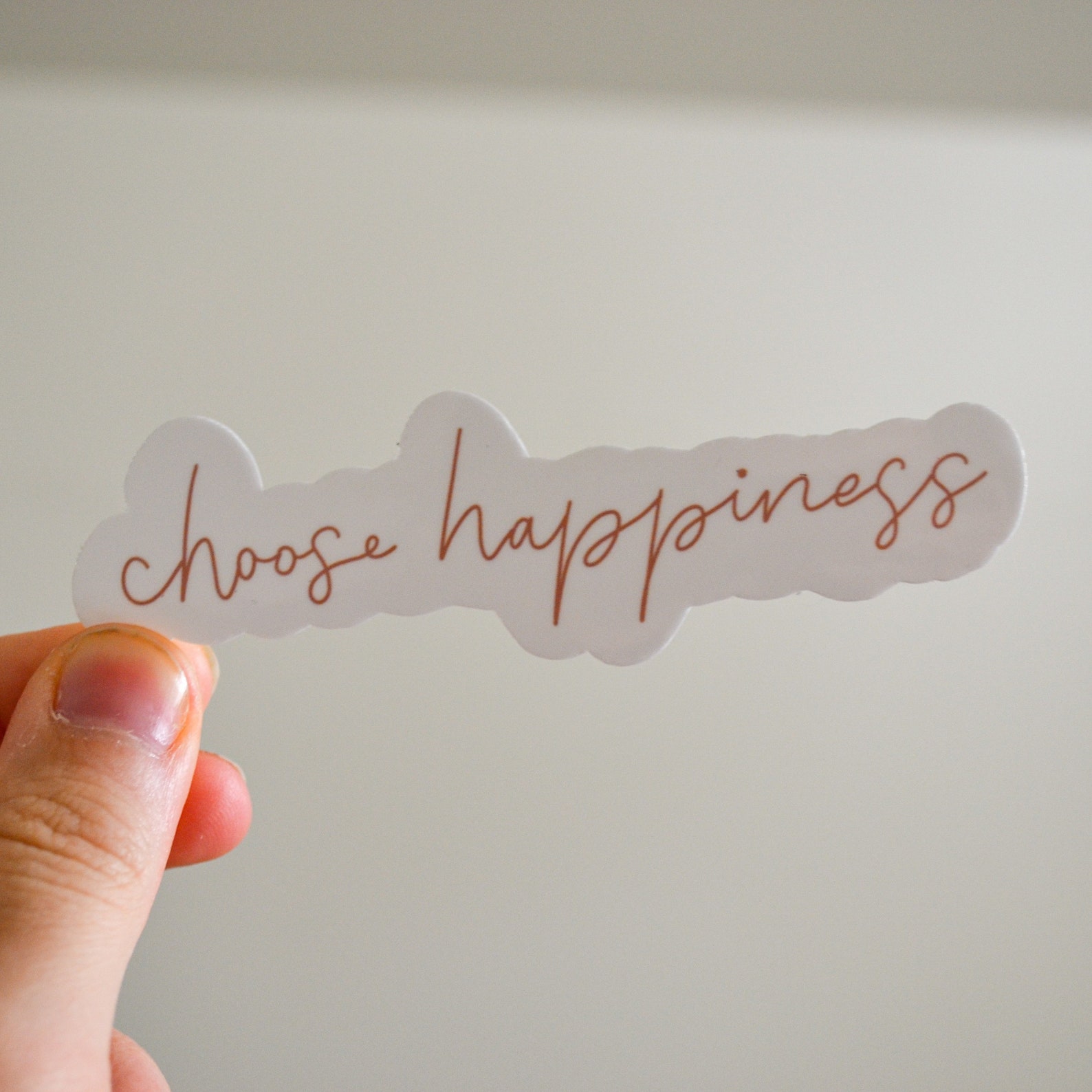 Choose Happiness Sticker Aesthetic Stickers Popular Stickers Vinyl ...