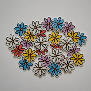 Daisy Sticker Pack - Aesthetic Stickers Popular Stickers Vinyl Stickers ...