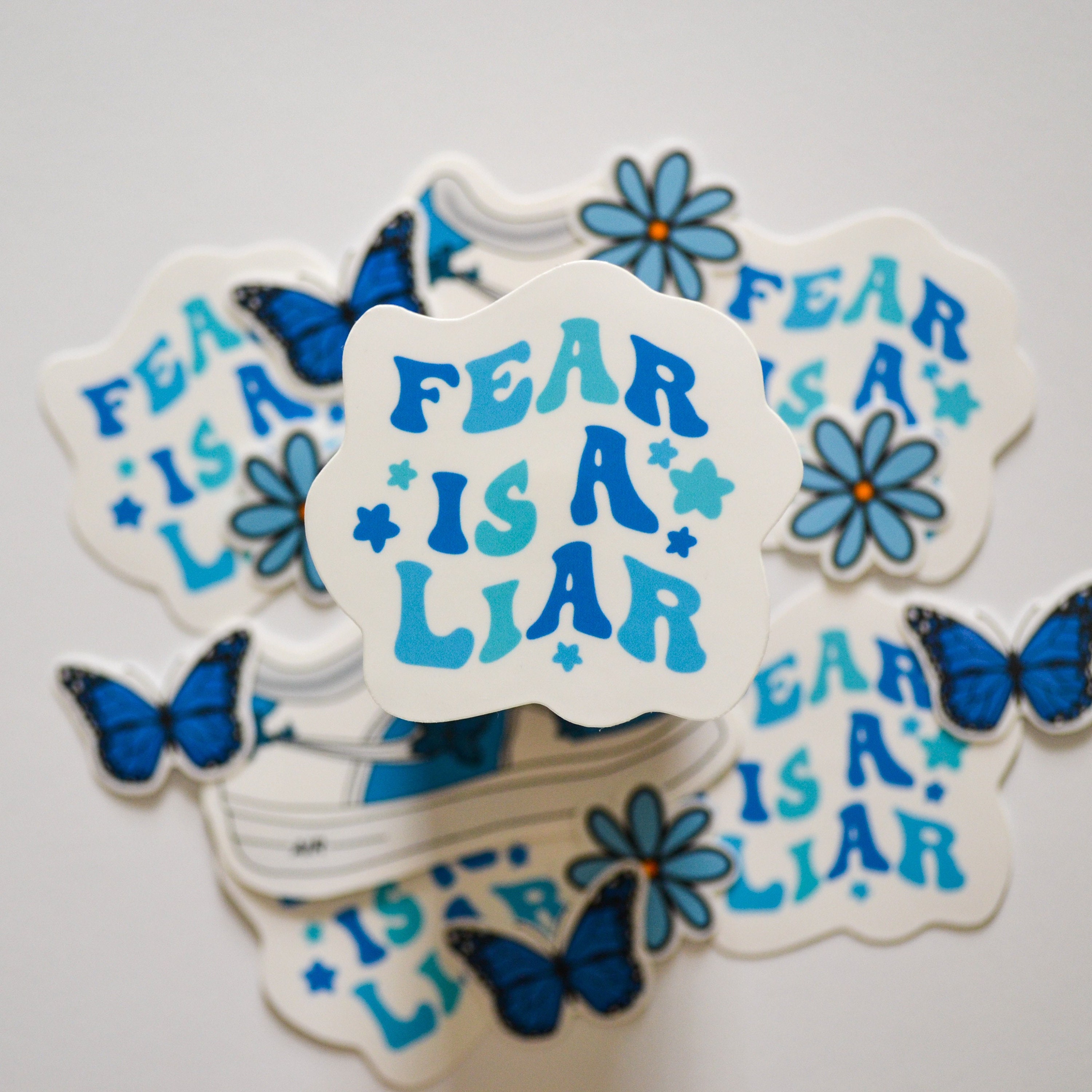 Fear is A Liar Sticker waterproof Dishwasher Safe Stickers | Etsy