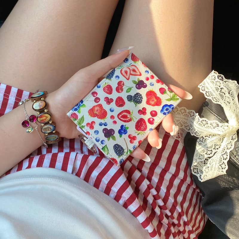 Girly Wallet Keychain - Etsy